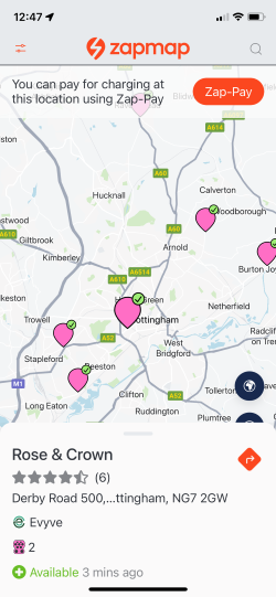 evyve public charging network guide - Zapmap